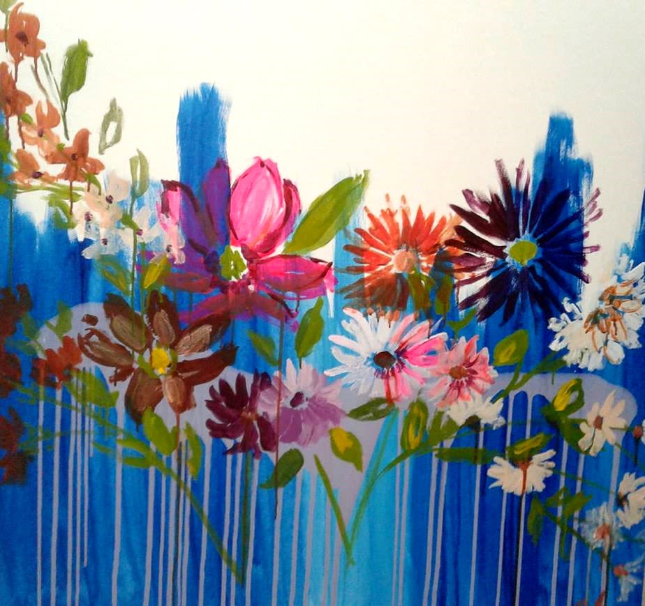 "Fly Hard" Acrylic painting by Colleen Sandland Beatnik | Wescover ...