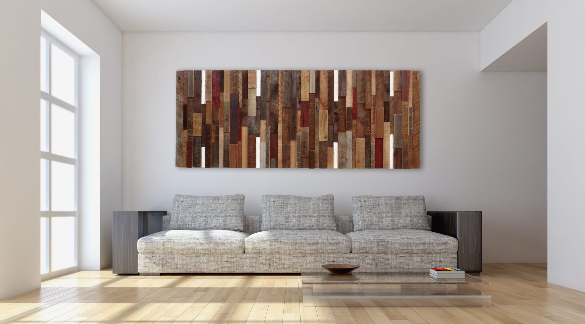 Reclaimed wood wall art by Craig Forget | Wescover Wall Hangings