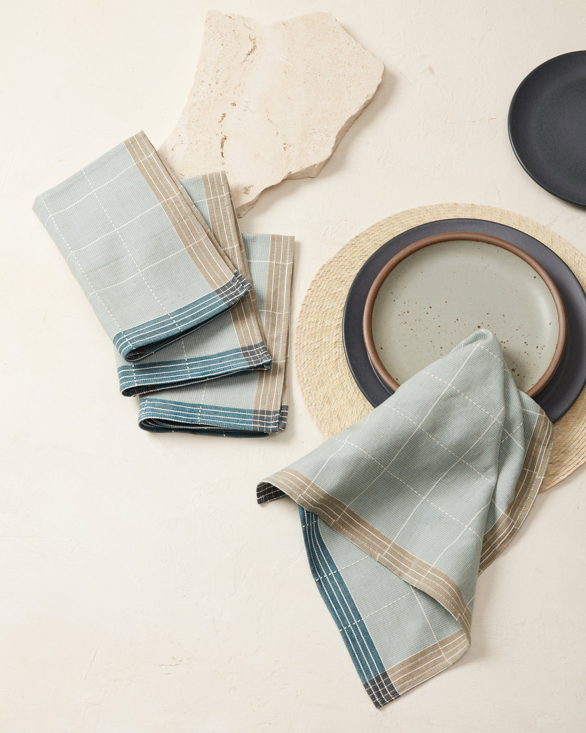 Meridian Napkin - Jay by MINNA | Wescover Linens & Bedding