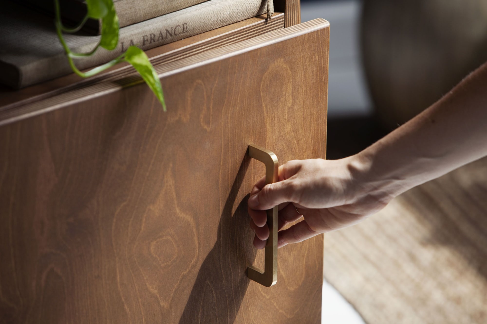 Isa, Cabinet knobs handles, Brass cabinet knobs, Drawer pull by Plywood ...