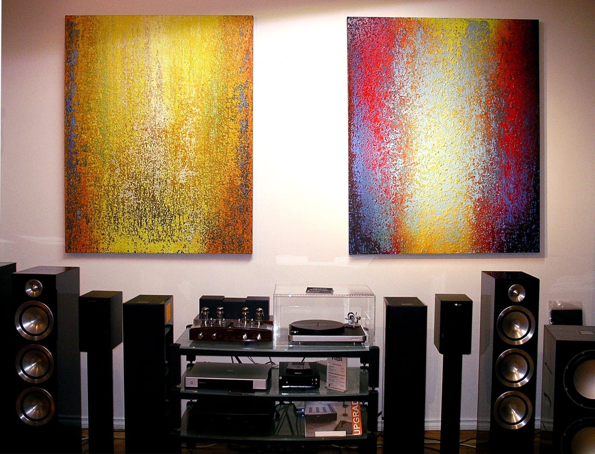 Paintings displayed at Spinners Sound Center Vernon by Heidi Thompson Canadian Artist | Wescover ...