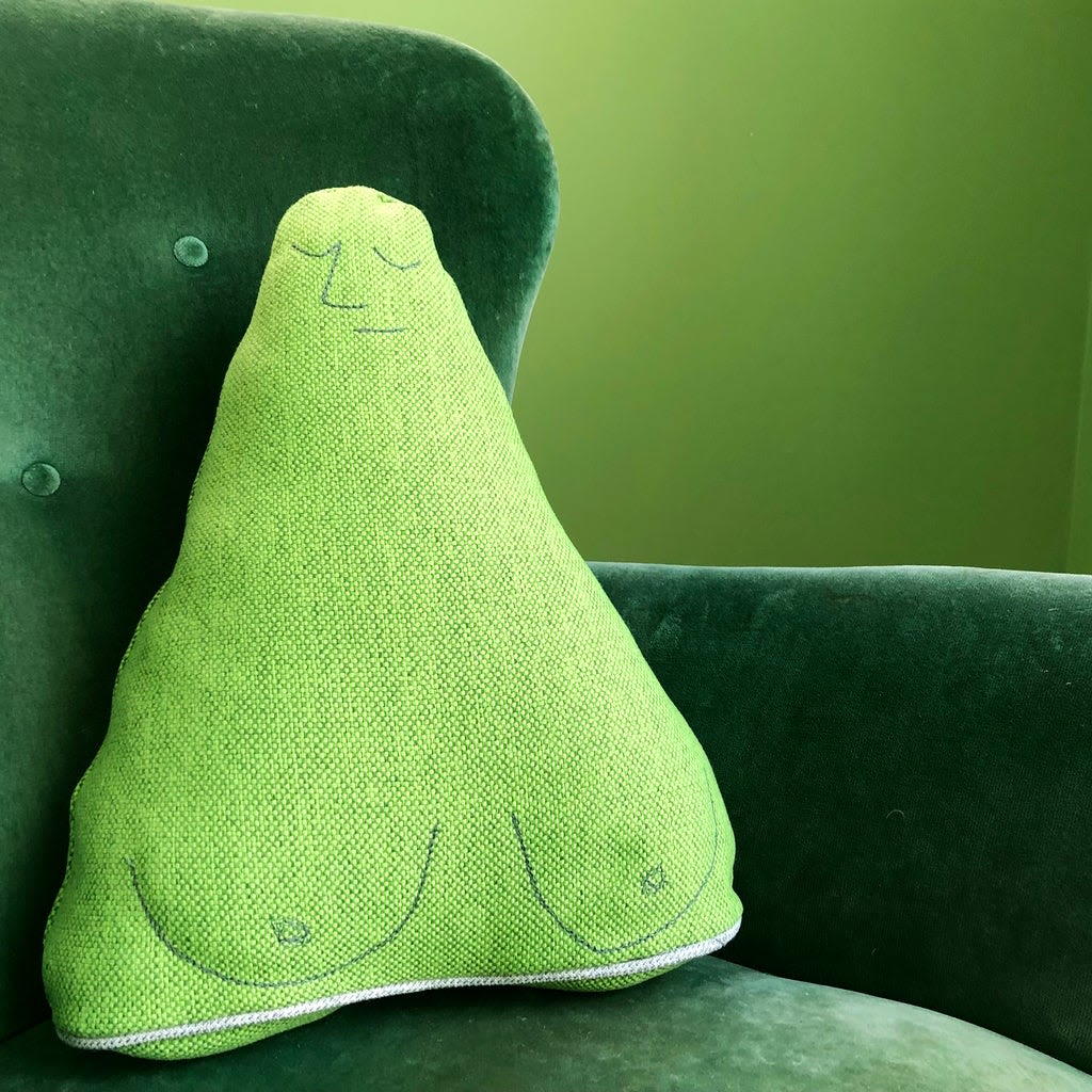 Chest Cheeks by Made Cozy | Wescover Pillows