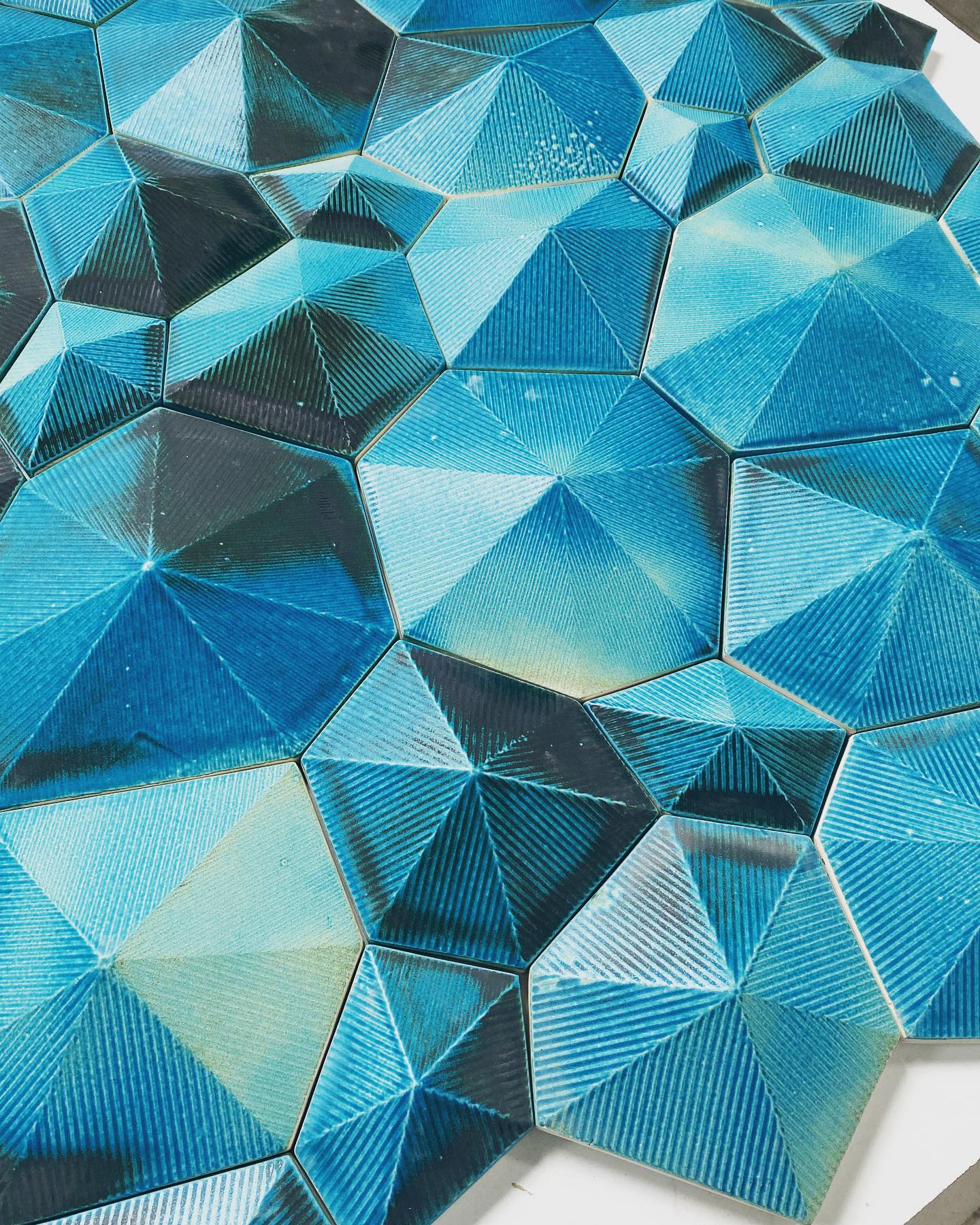 Funghi Ti̇le by MF Art Ceramic | Wescover Tiles