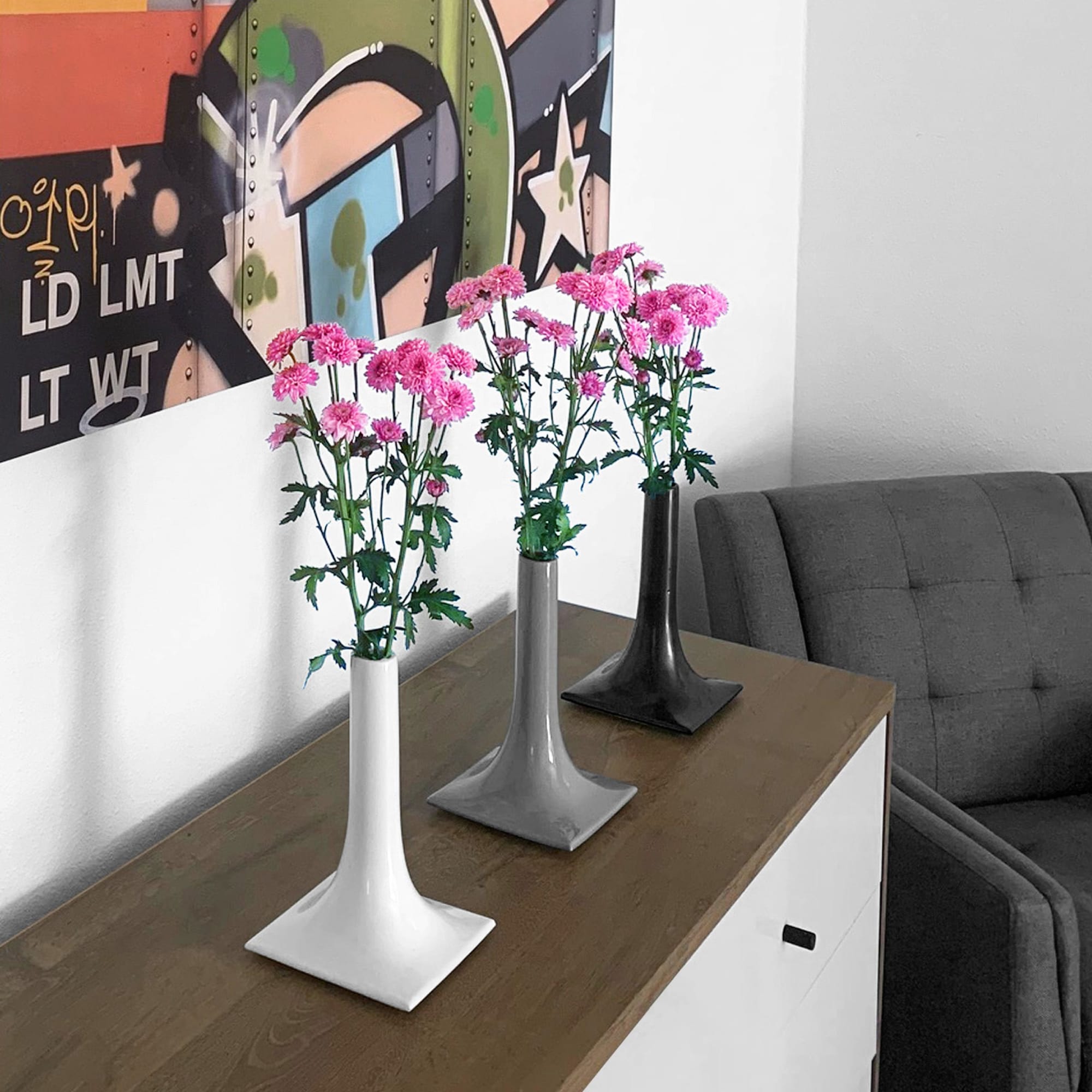 Modern Ceramic 6 Inch Vase - Pandemic Design Studio by Pandemic Design ...