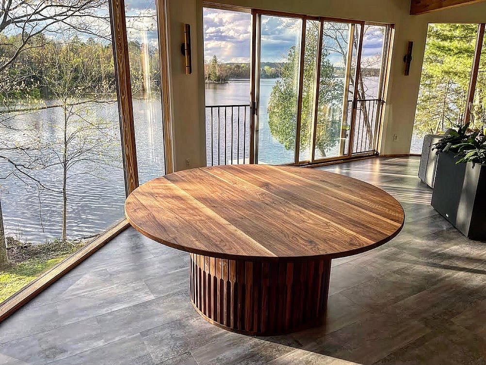 Magnolia Round Dining Table by Lumber2Love | Wescover Tables