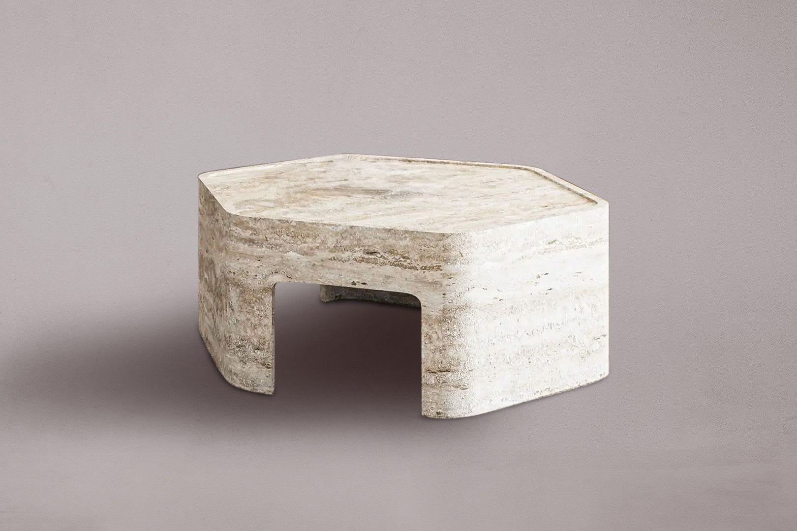 Travertine Coffee Table. Natural Stone Coffee Table. Marble by ...