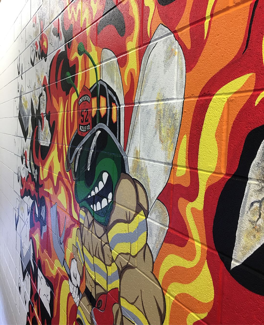 Azle Fire Station Mural by Sheri Johnson-Lopez seen at Azle Fire ...