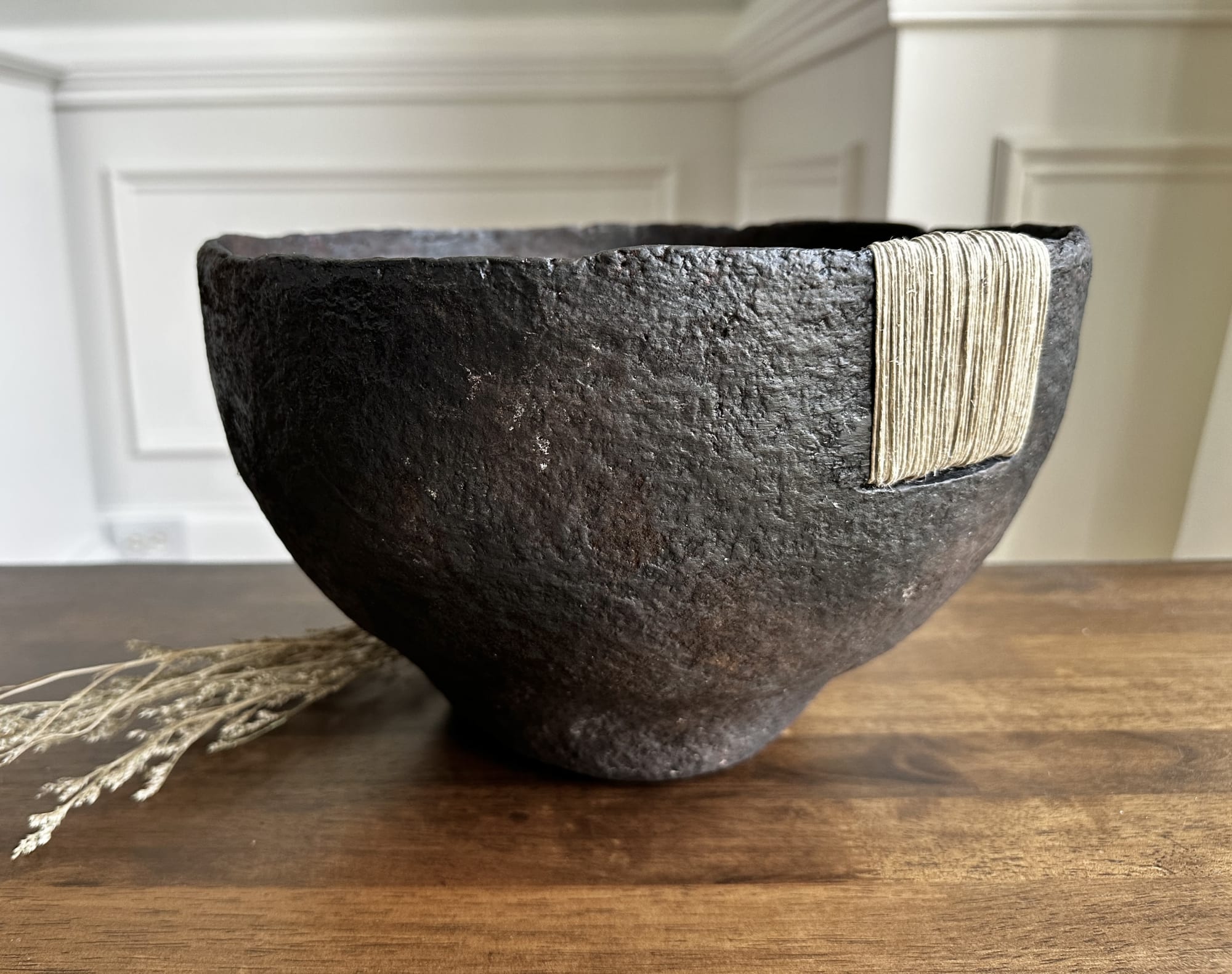 Rooted Organic Paper Mache Decorative Bowl by TM Olson Collection ...