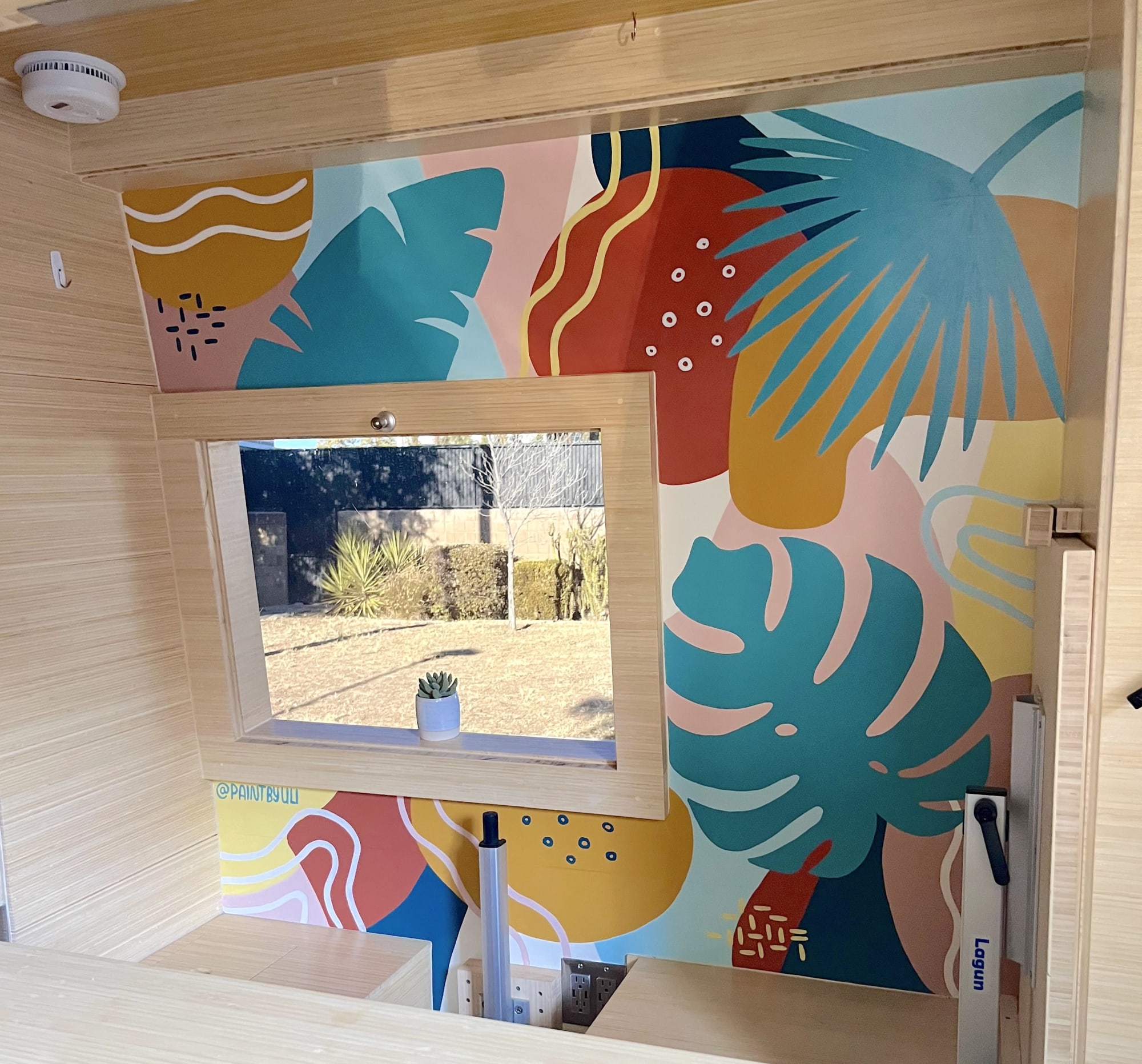 White Rabbit - Mural by Uli Smith by Uli Smith | Wescover Murals