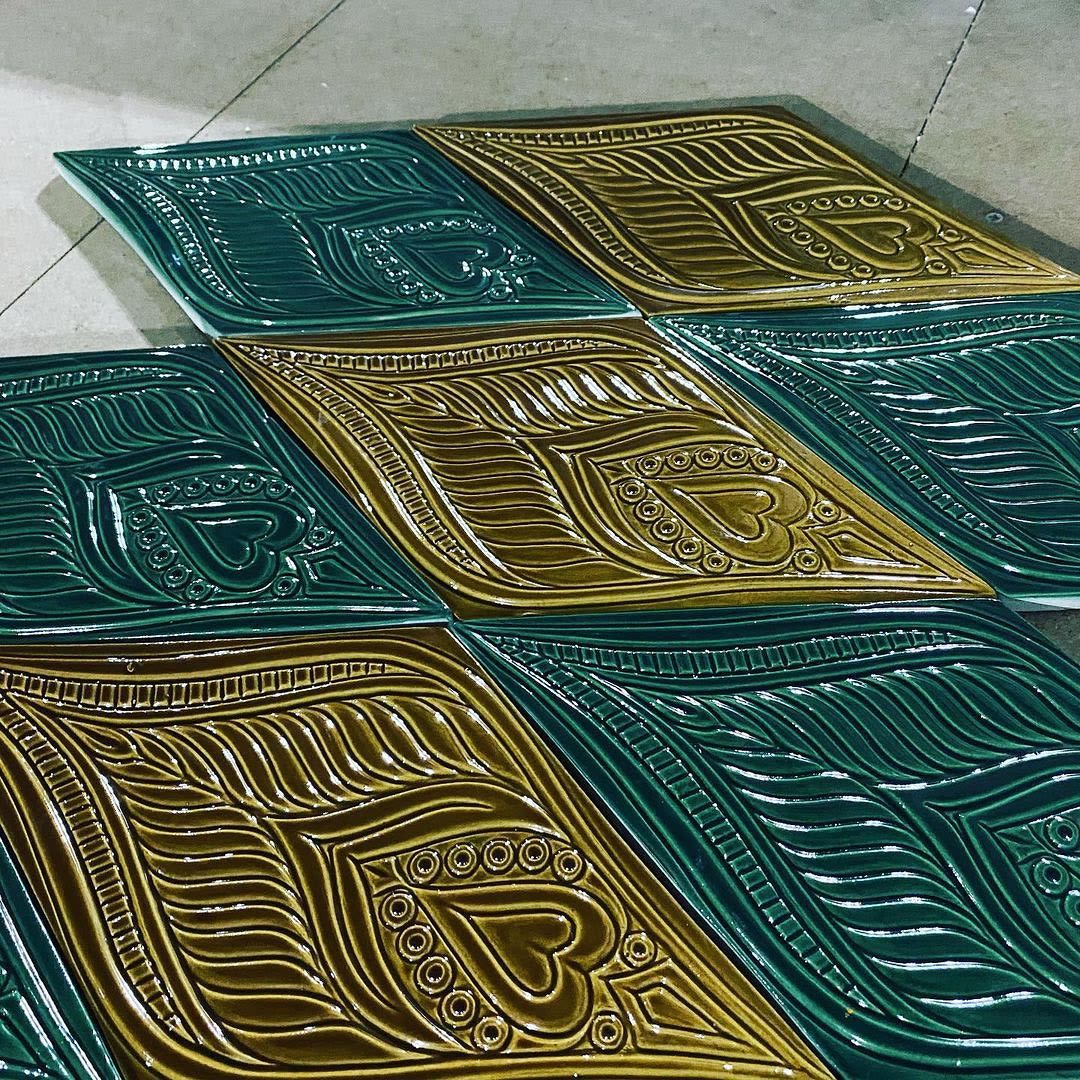 diamond reilef by YP Art Ceramic | Wescover Tiles