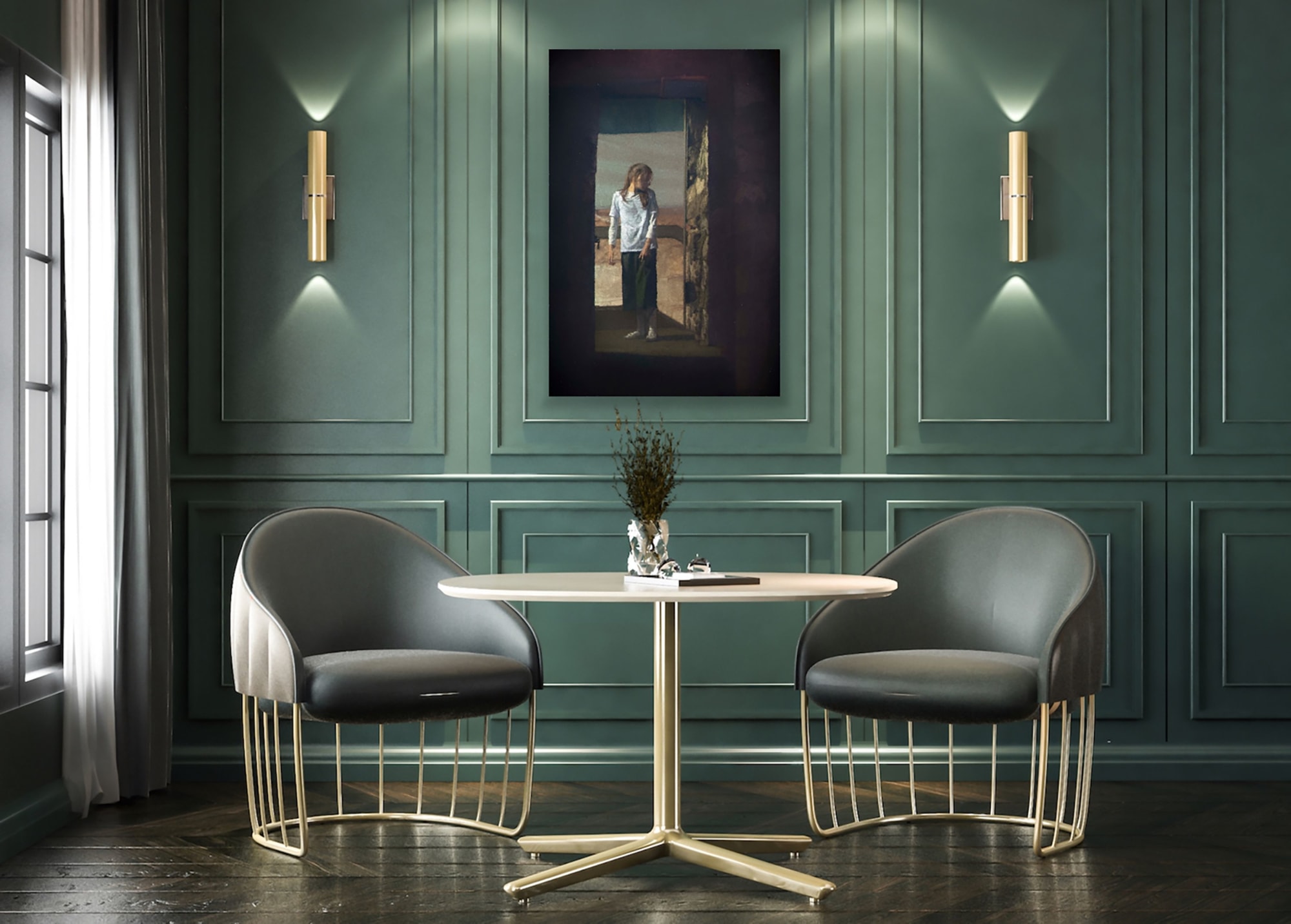 One Last Look by Suzann Kaltbaum | Wescover Paintings