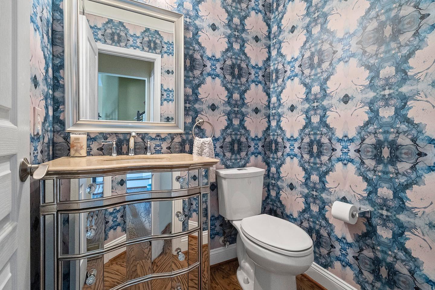delft wallpaper by Amanda M Moody | Wescover Wall Treatments