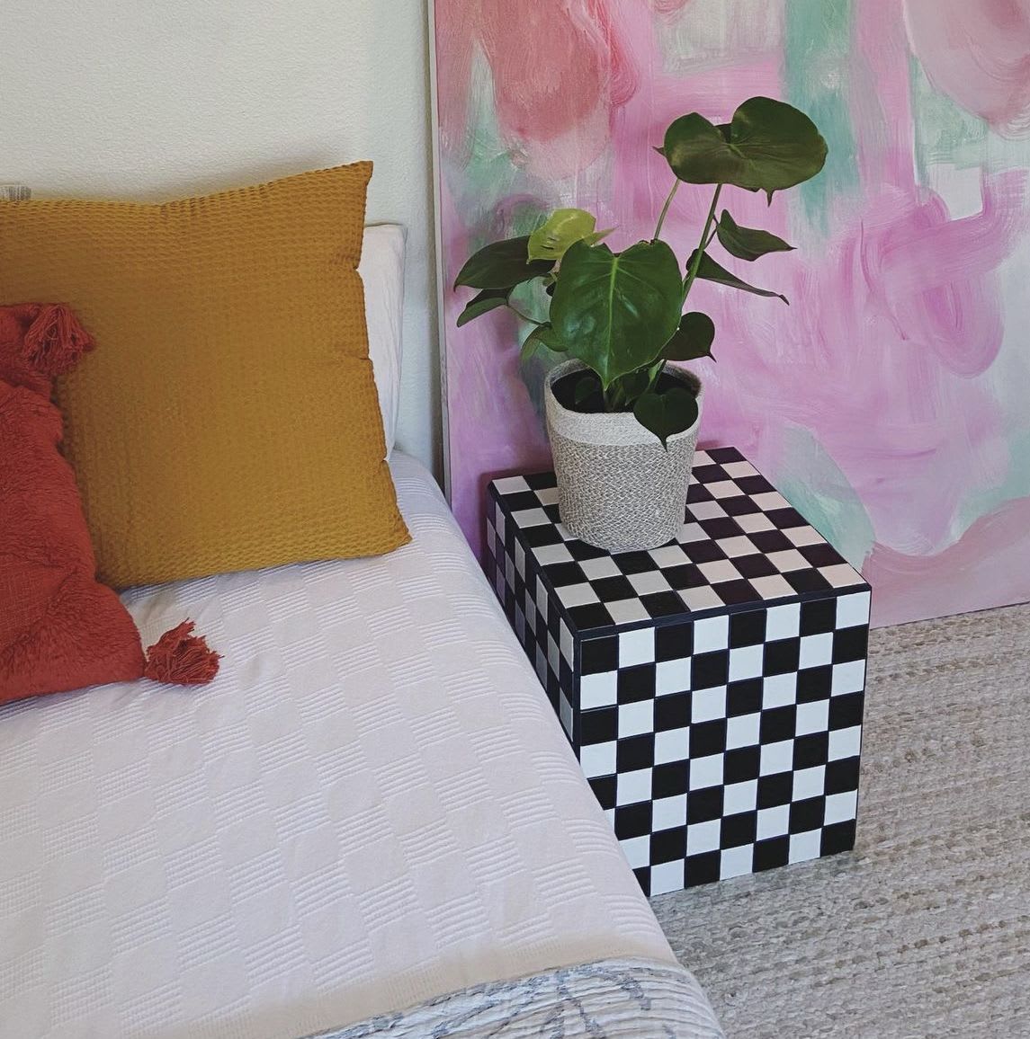 Checkered Tile Table by Mahina Studio Arts | Wescover Tables