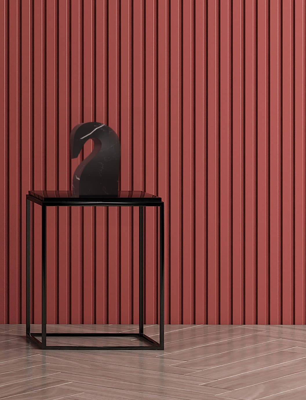 "Metis" Horse sculpture in Black Marquina marble by Carcino Design ...