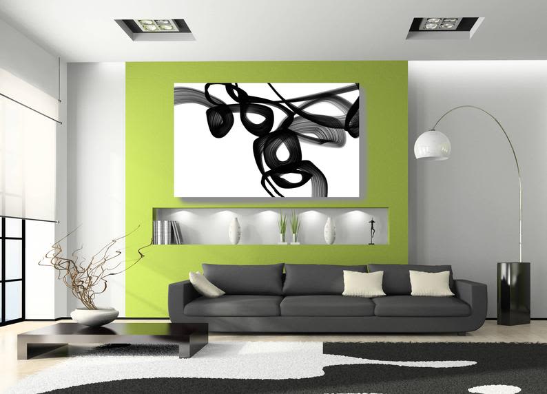 Abstract Poetry in Black and White 3 by Irena Orlov | Wescover Prints