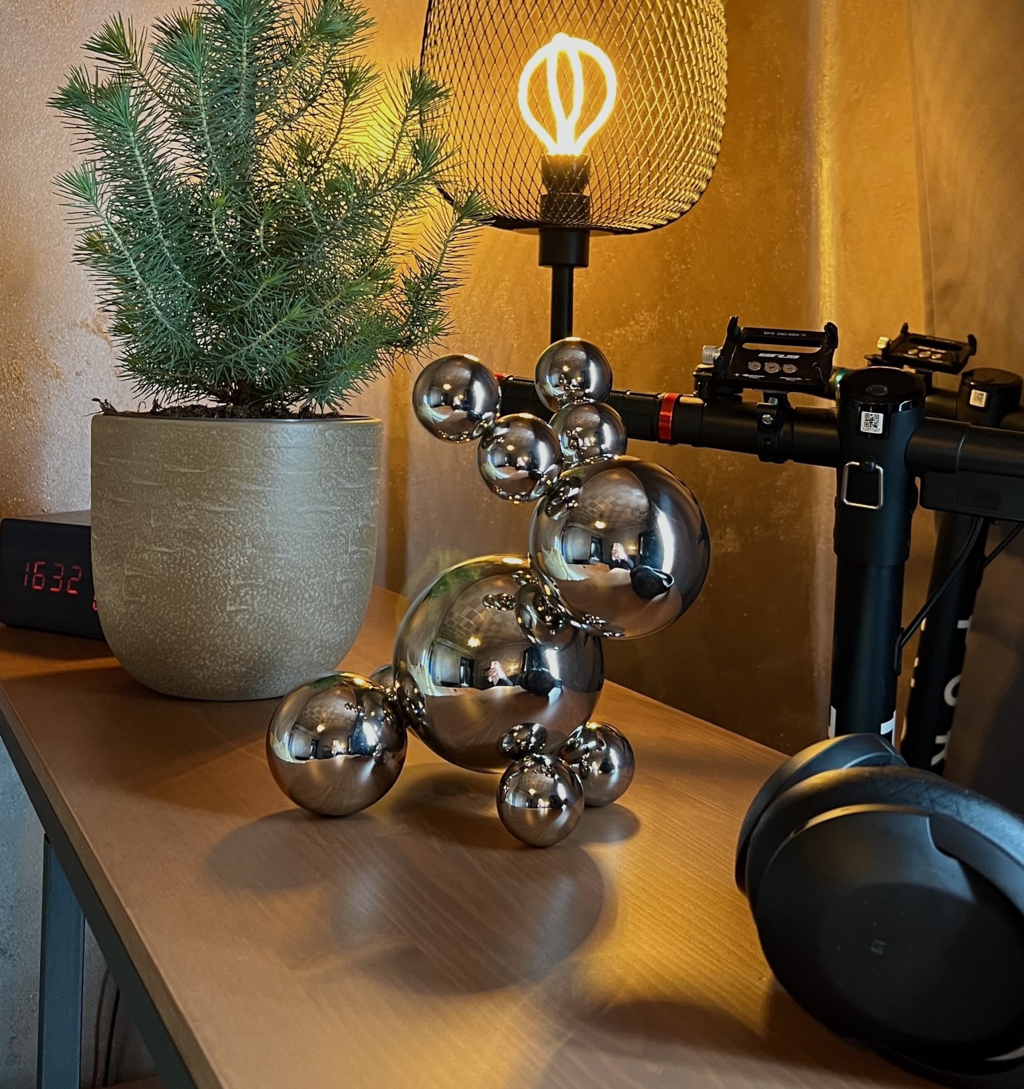 Stainless Steel Rabbit Bunny Robot 'Ears Up!' by IRENA TONE | Wescover ...