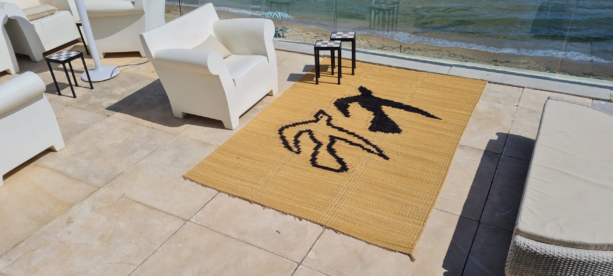 Design Artisanal Mat : Meticulously Woven Natural Fiber Art by LA FIBRE ...