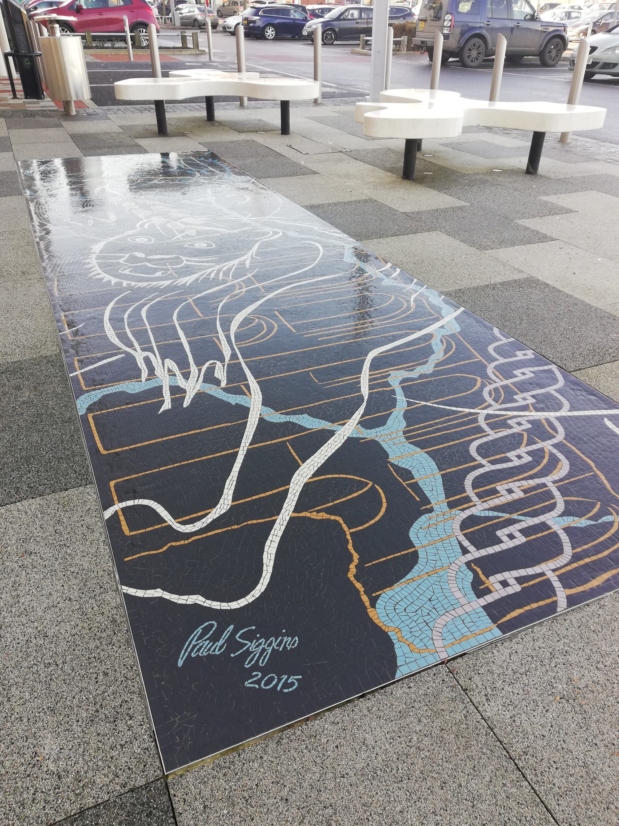 Tollgate Floor Mosaic Inlays by Paul Siggins - The Mosaic Studio at ...