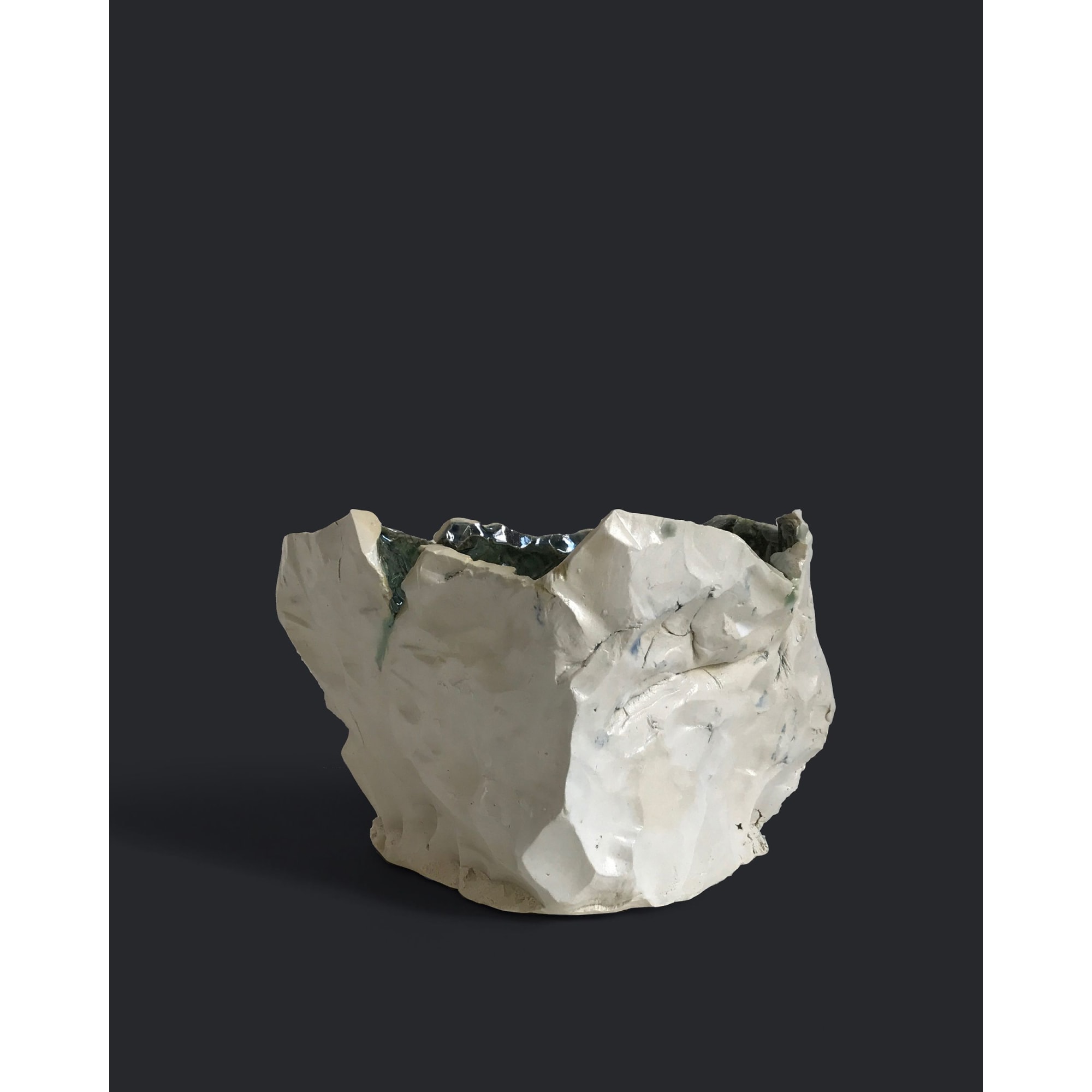 Chiseled Rock Vase by AKIKO TSUJI | Wescover Planters & Vases
