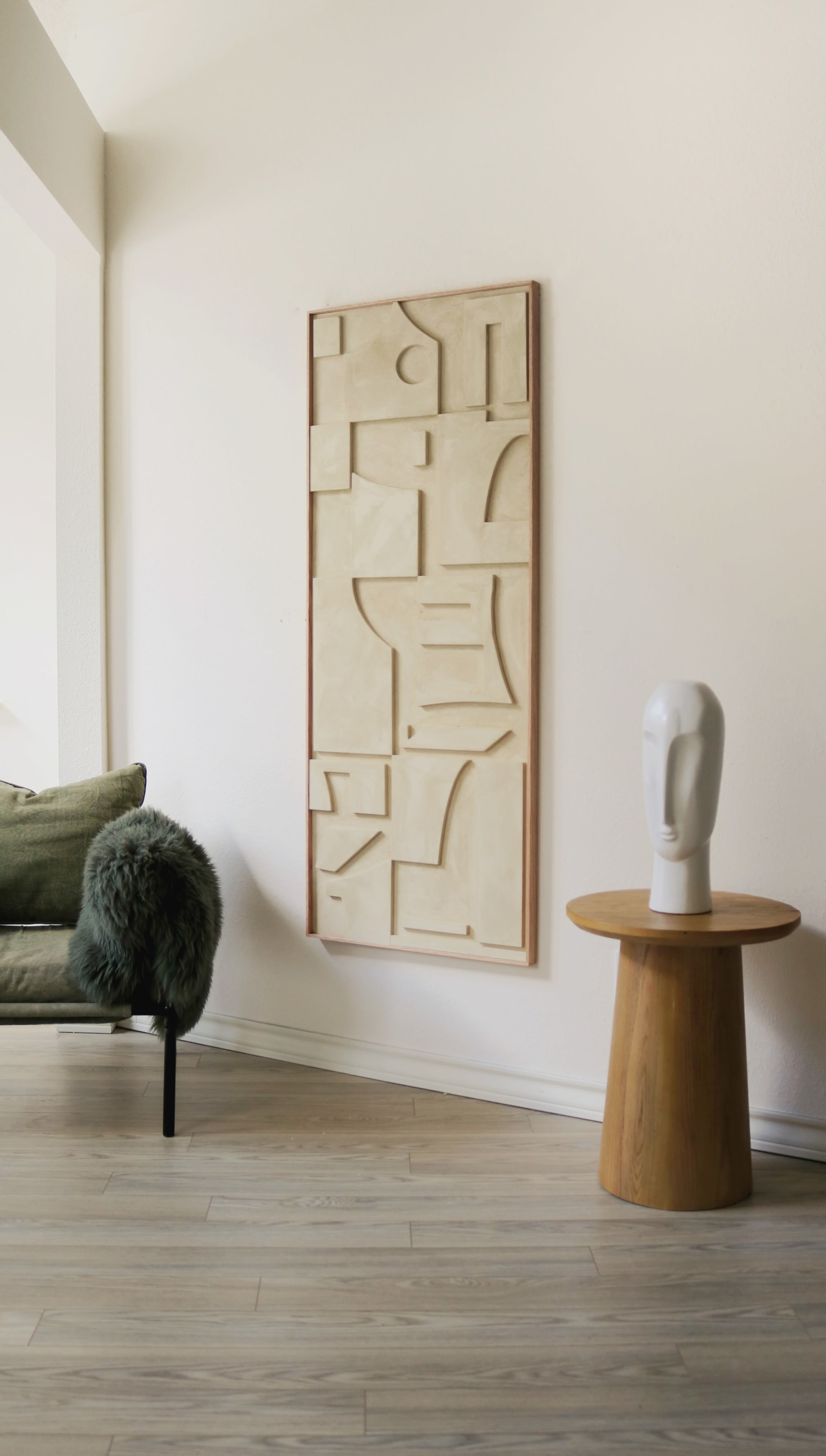 ESTHER - Wall Hangings, Geometric Art, Plaster Art, 3D Art by Blank ...