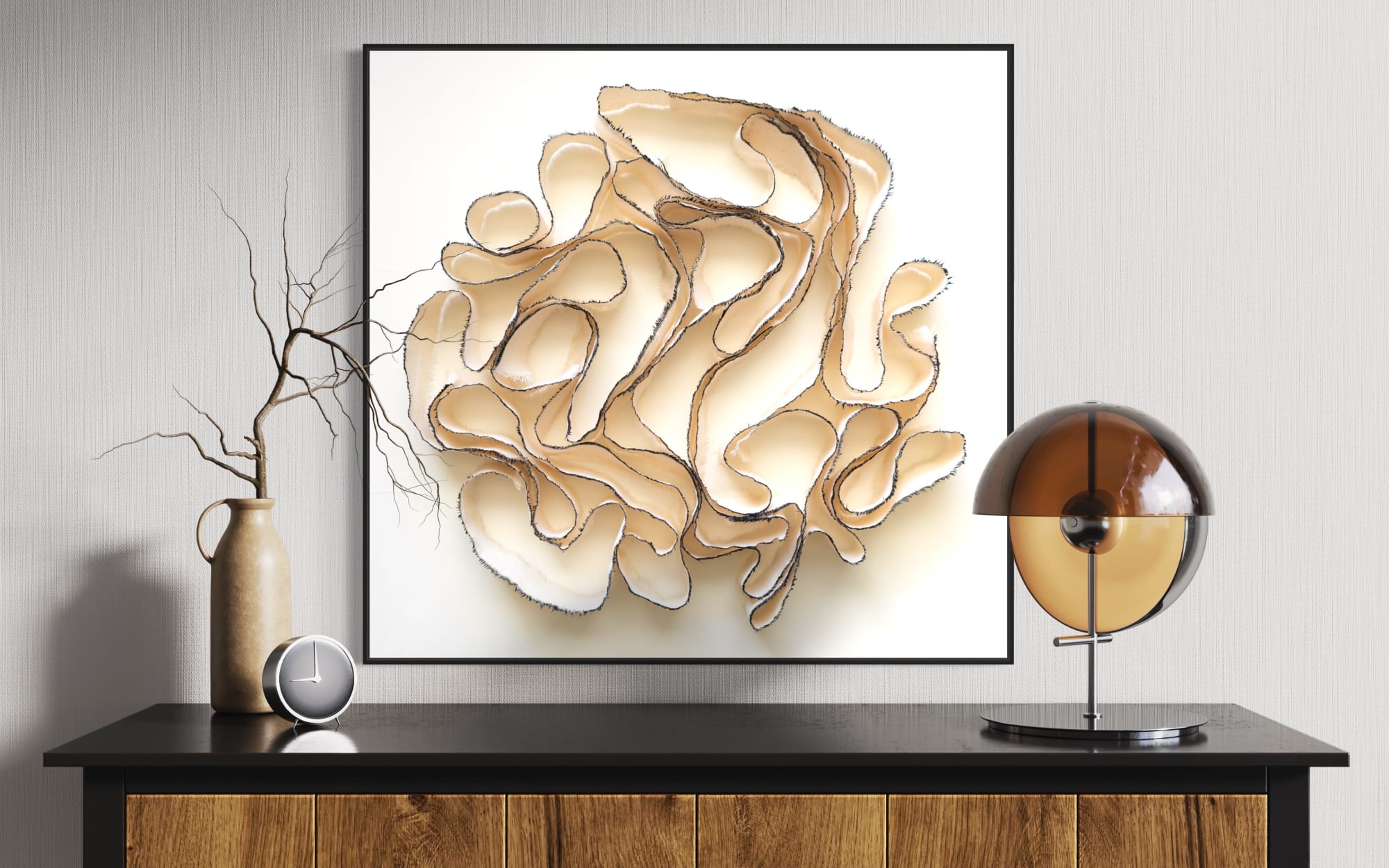 Textured Wall Art/3 Dimensional Art/Fiber Art by Stef Shock | Wescover ...