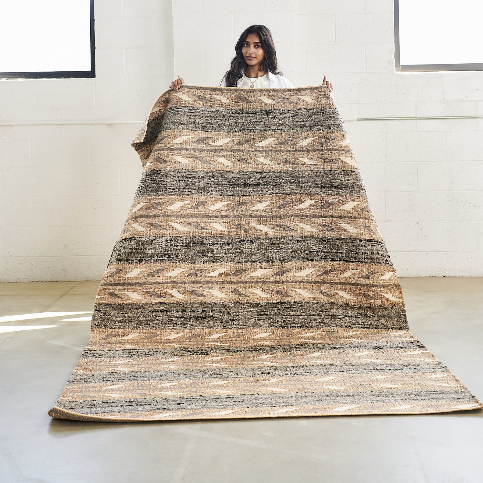 Uneven Arrows Handloom Rug by Studio Variously | Wescover Rugs
