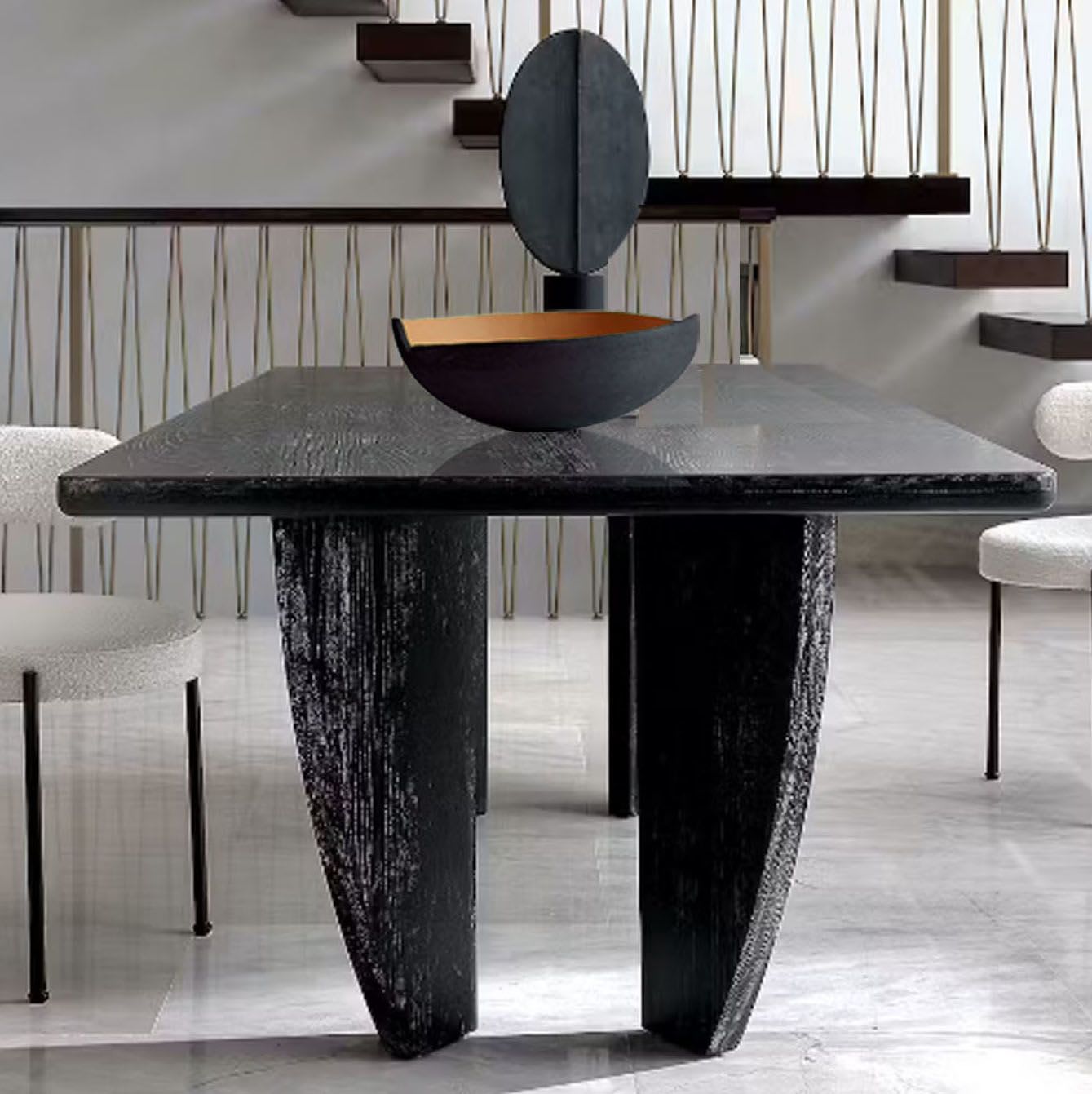 Modern large centerpiece decorative fruit bowl by Àlvar Martinez ...