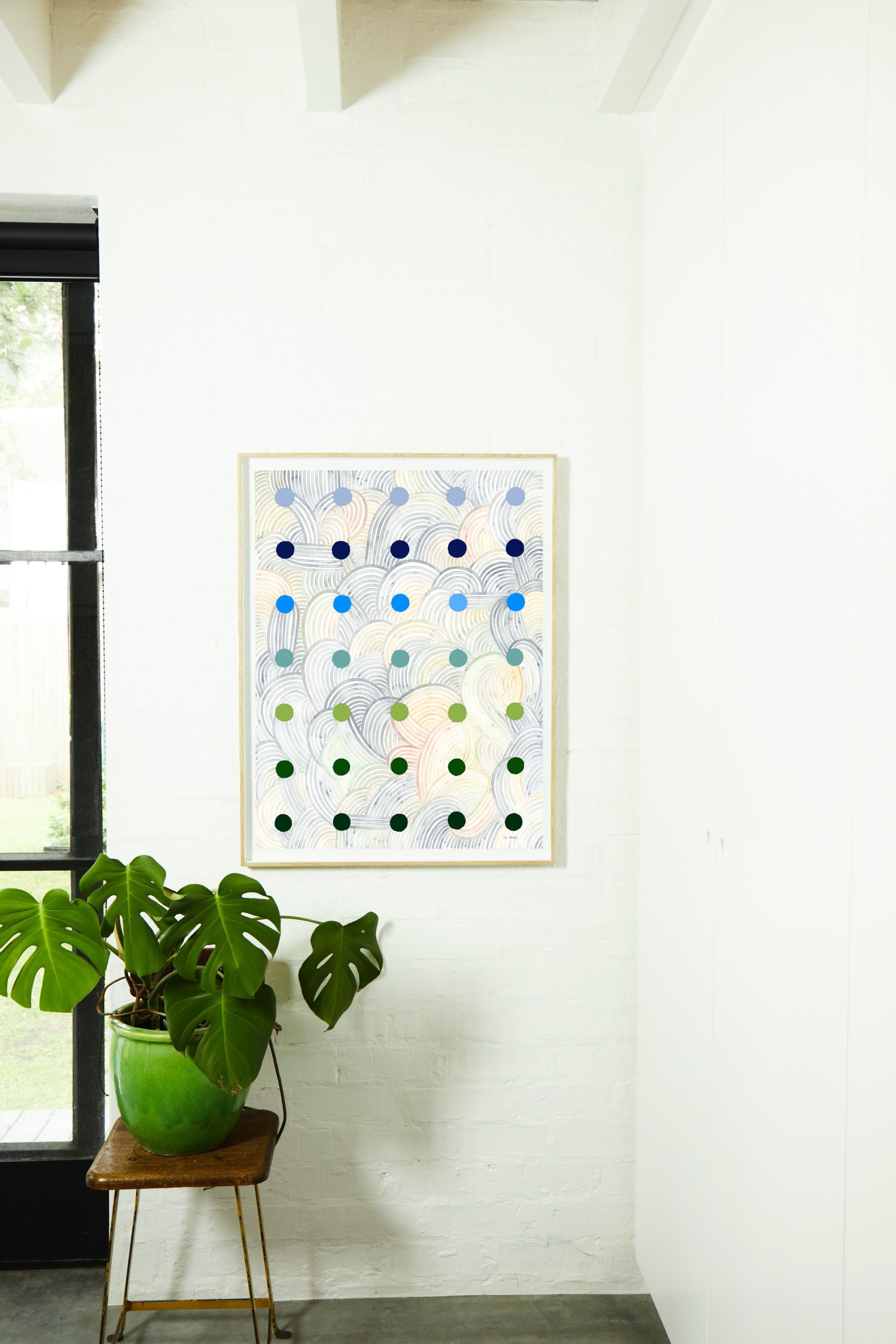 Dots VIII by Ruth Le Roux | Wescover Paintings