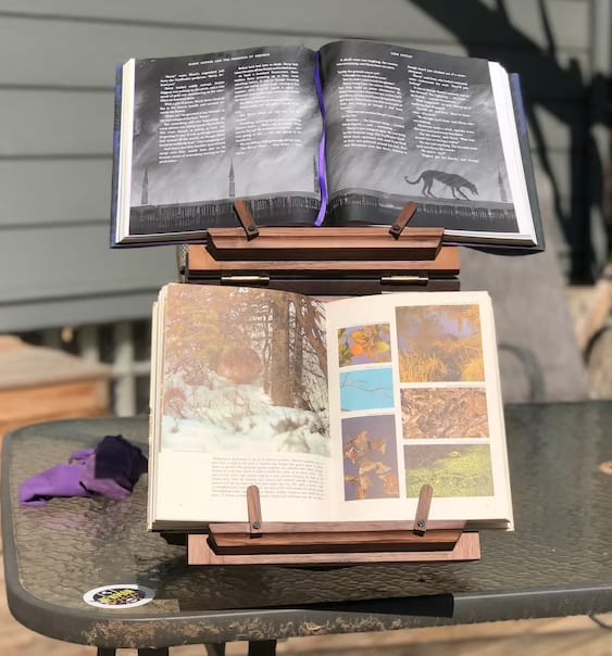 Jefferson Bookstand - rotating book display and study piece by Newman ...