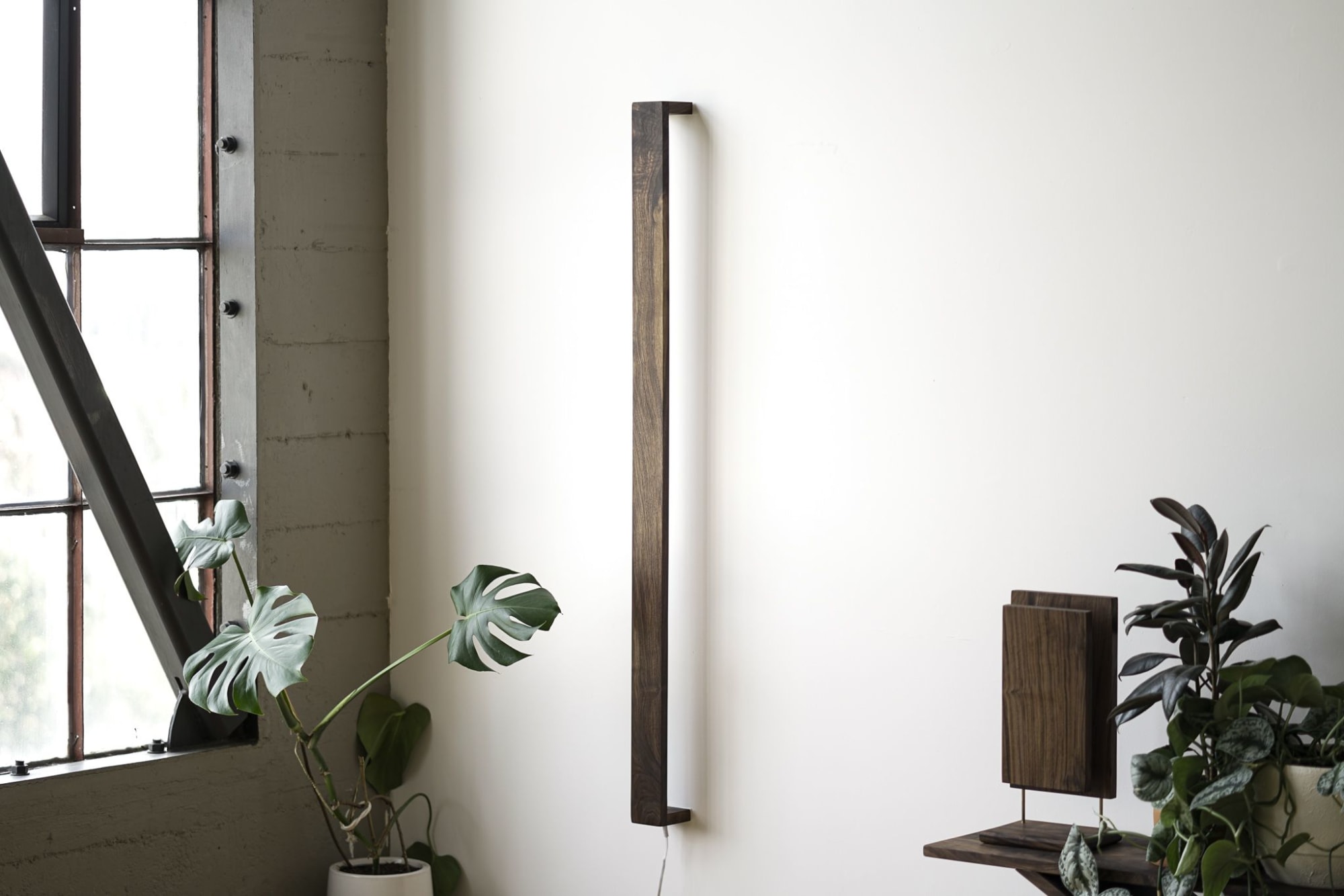 "Vista" Wooden LED Wall Light, Dimmable Floating Hardwood RB by THE ...