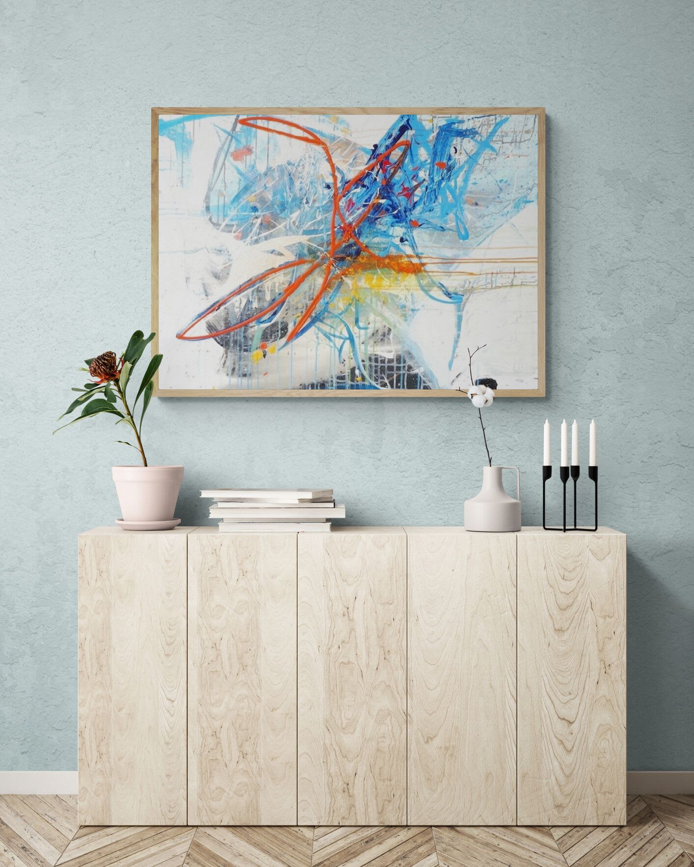 Lingering Blue by Edward Wilcox | Wescover Paintings