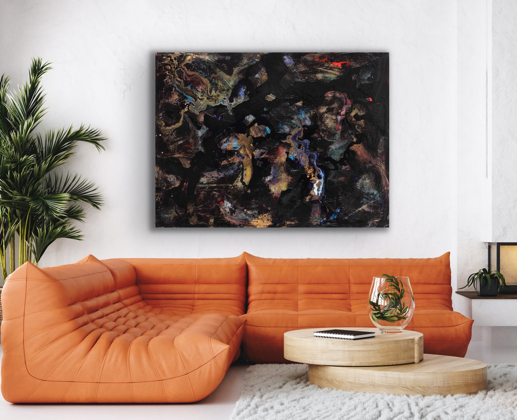 Storm Abstract Painting by Elyse Martin Large Abstract Paintings ...