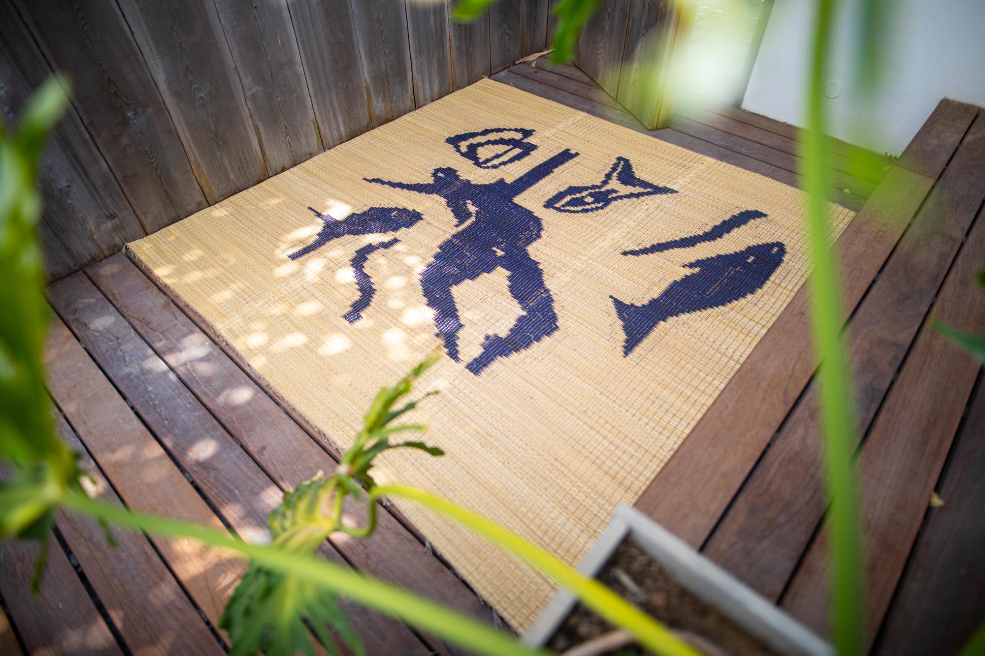 Unique and Poetic: Handcrafted Natural Fiber Mat by Artist. by LA FIBRE ...