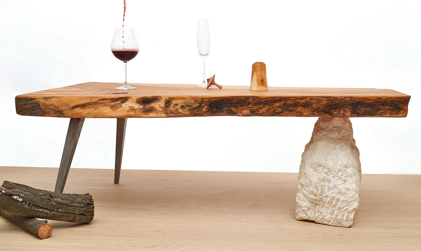 Coffe table ART live edge by VANDENHEEDE FURNITURE-ART-DESIGN ...