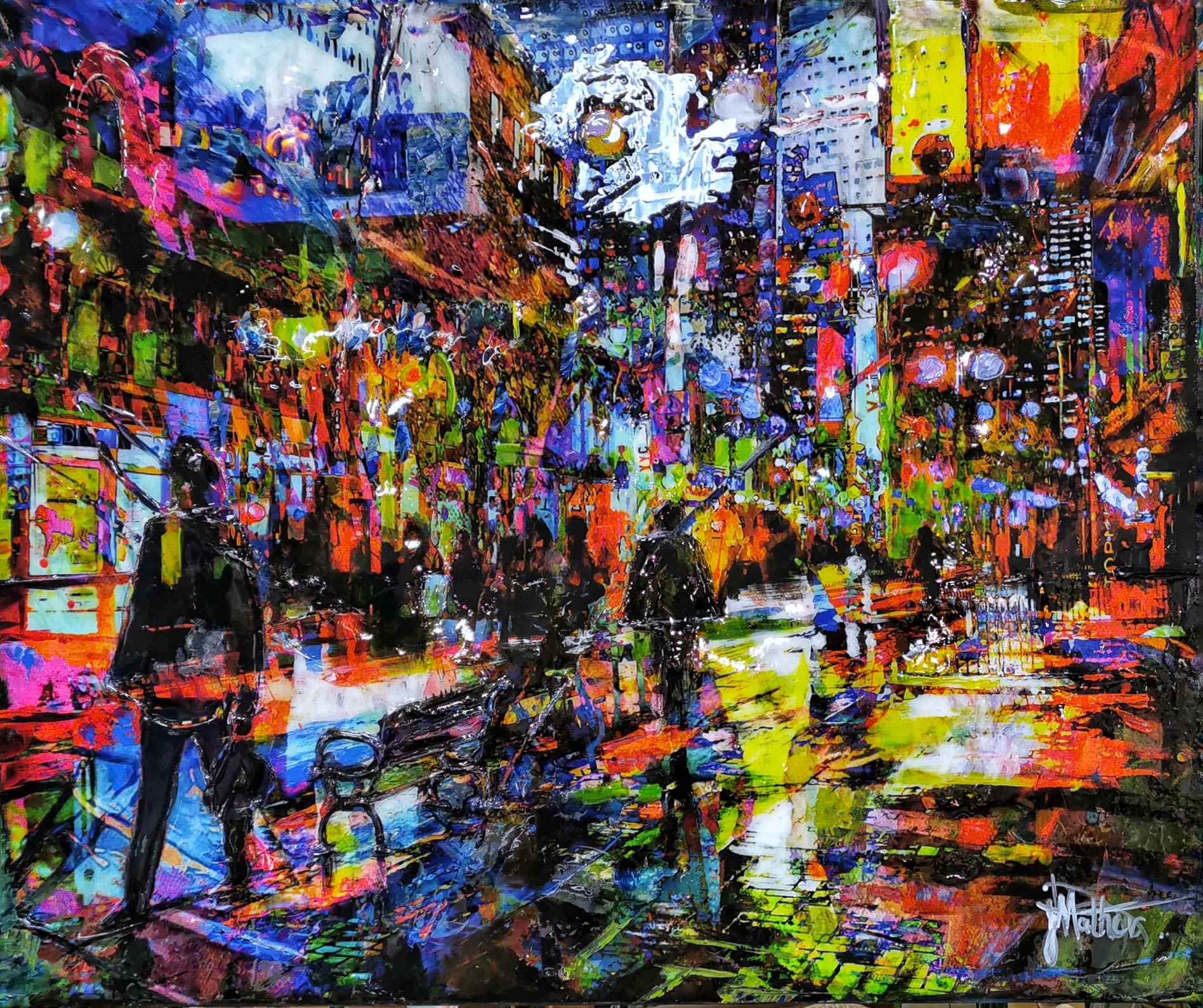 Morning Rush by Janice Mather | Wescover Paintings