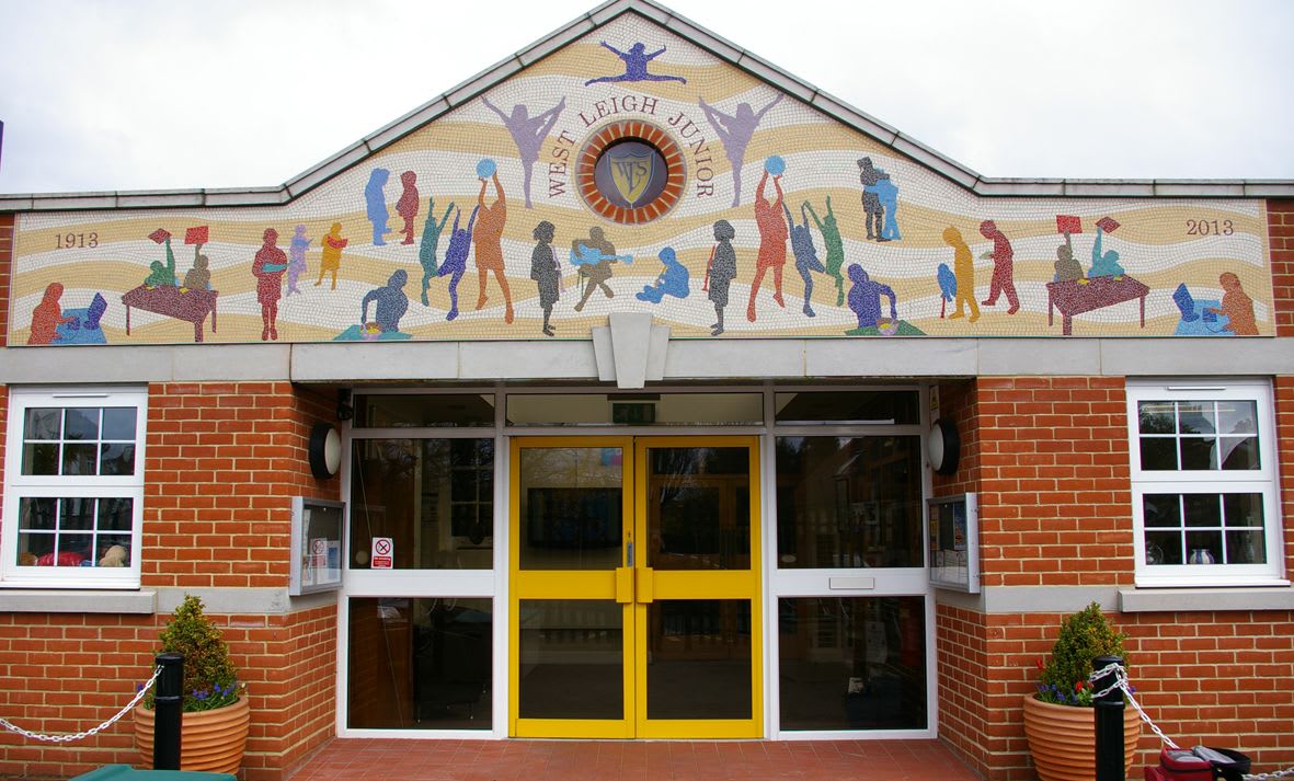 West Leigh Junior School Entrance Apex Freize by Paul Siggins - The ...
