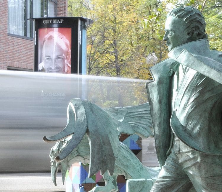 Poe Returning To Boston by Steff Rocknak seen at Edgar Allan Poe Square ...