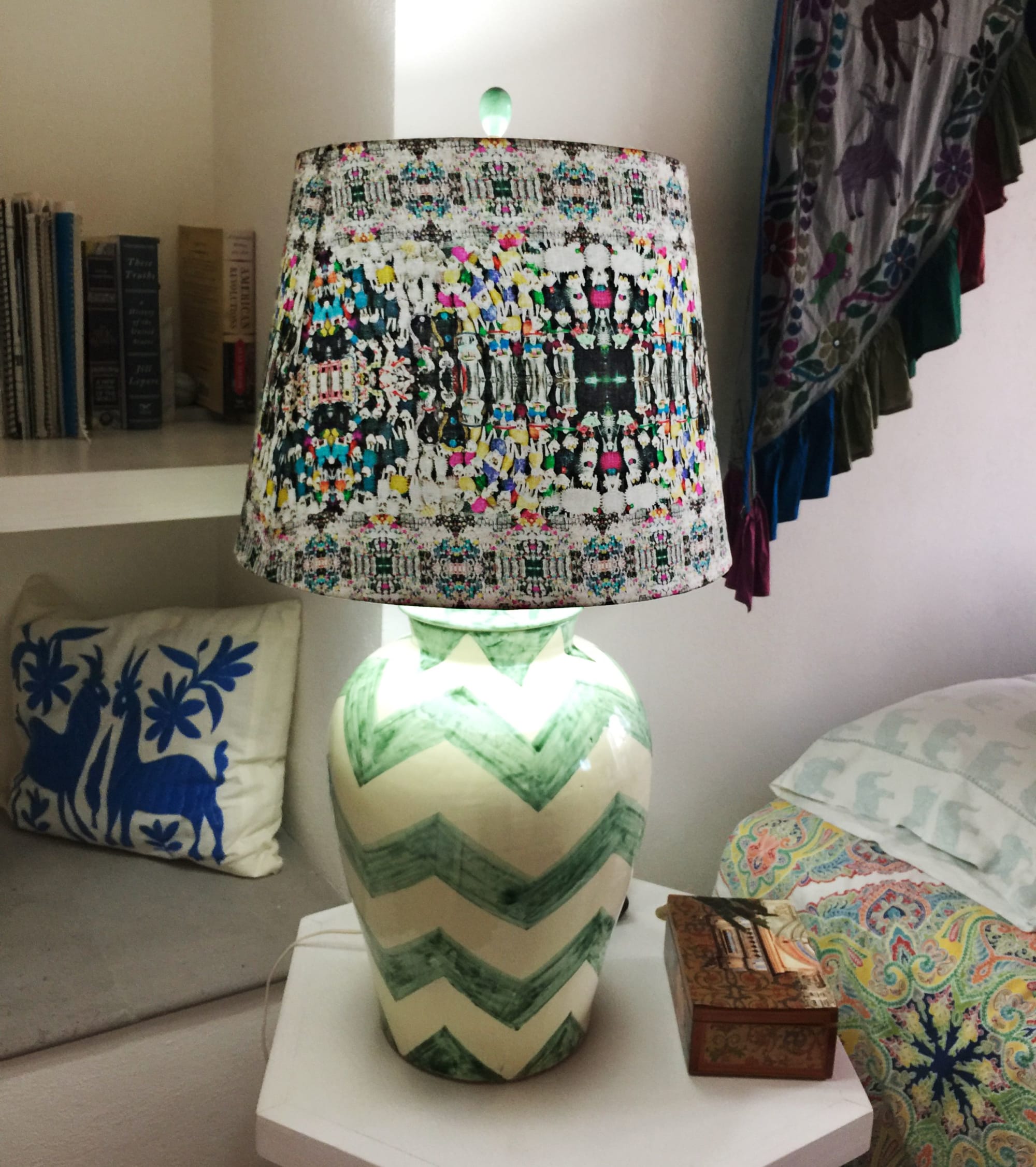 Day of Dead Sugar Candies Lampshade by Ri Anderson | Wescover Lamps