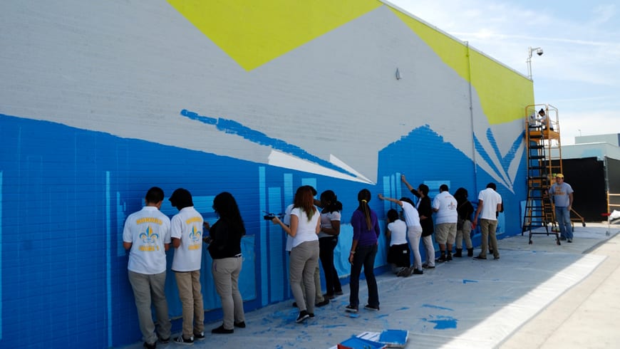 Knowledge Moves Mountains by Louise Griffin seen at Locke High School ...