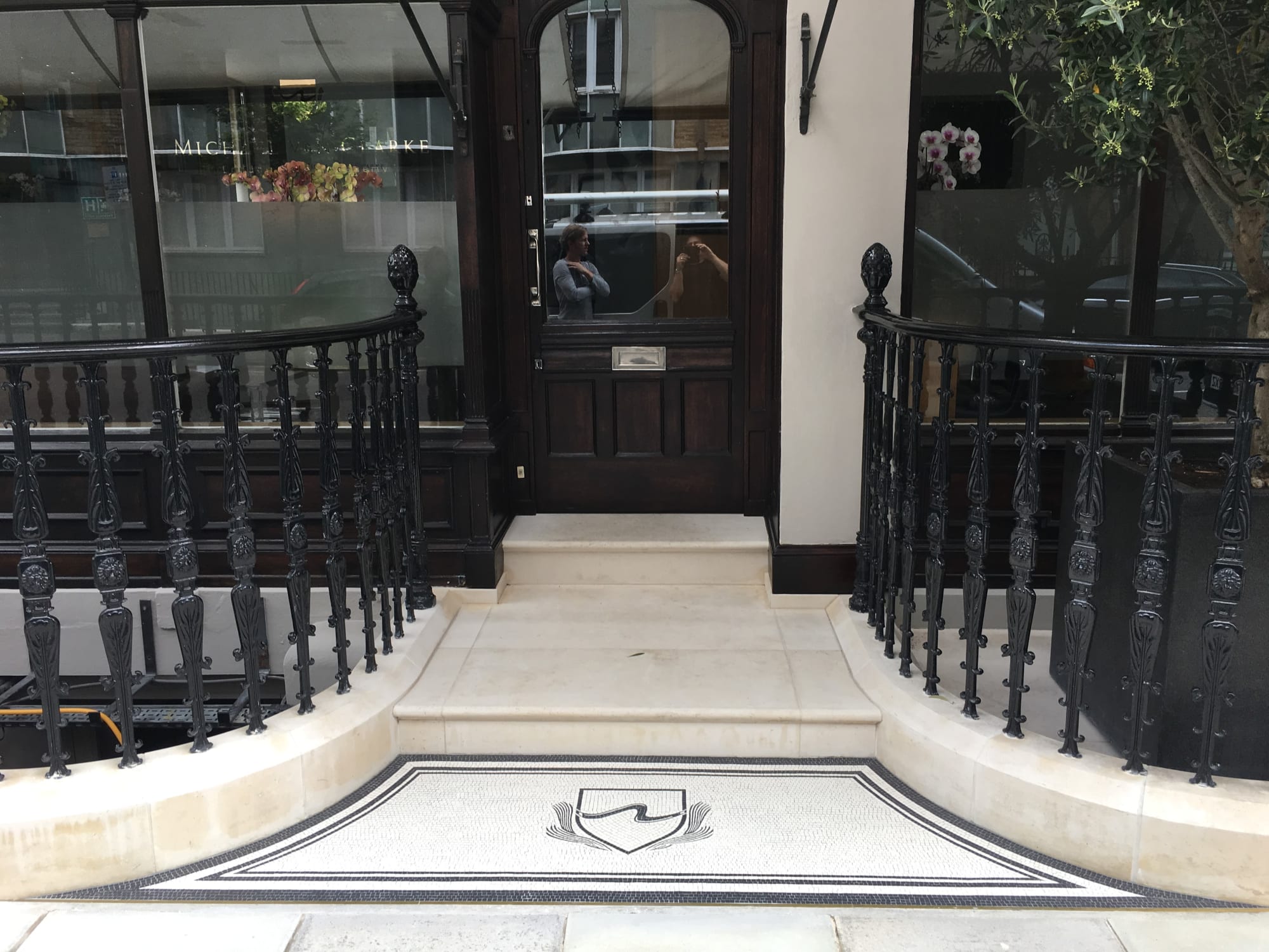 Michael Van Clarke Salon Mosaic Entrance by Paul Siggins - The Mosaic ...