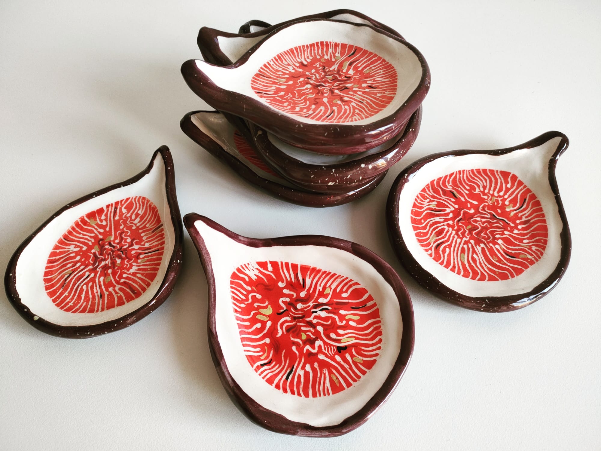 Small Fig plate - Fruit Collection by Federica Massimi Ceramics ...
