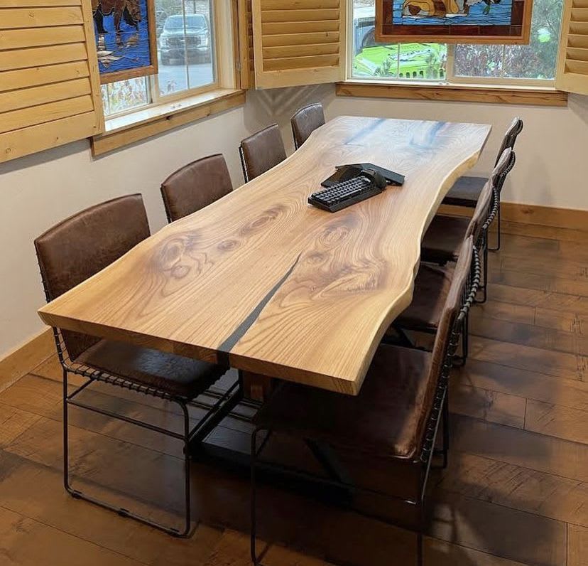 The Kimberly | Live Edge Conference Table by TRH Furniture | Wescover ...