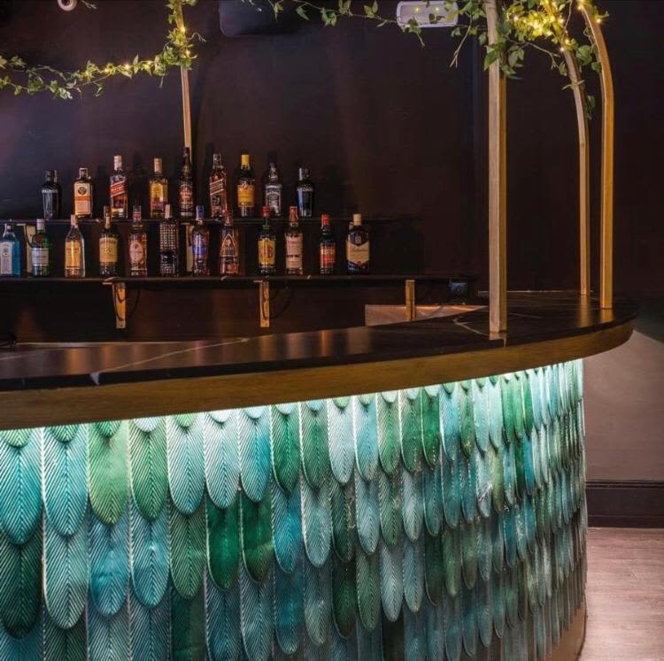 Palm Leaf Tile by MF Art Ceramic | Wescover Tiles