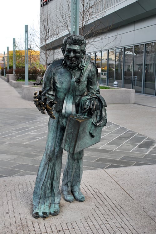Shaking Man by Terry Allen seen at Yerba Buena Gardens, San Francisco ...