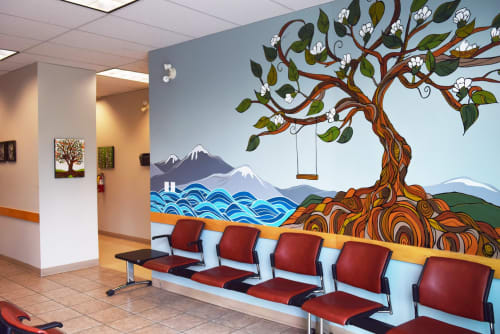 Indoor Mural by April Lacheur at Morgan Creek Medical Clinic, Surrey ...