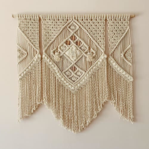 Macrame Wall Hanging by Cristina Ayala at Private Residence - Coahuila ...