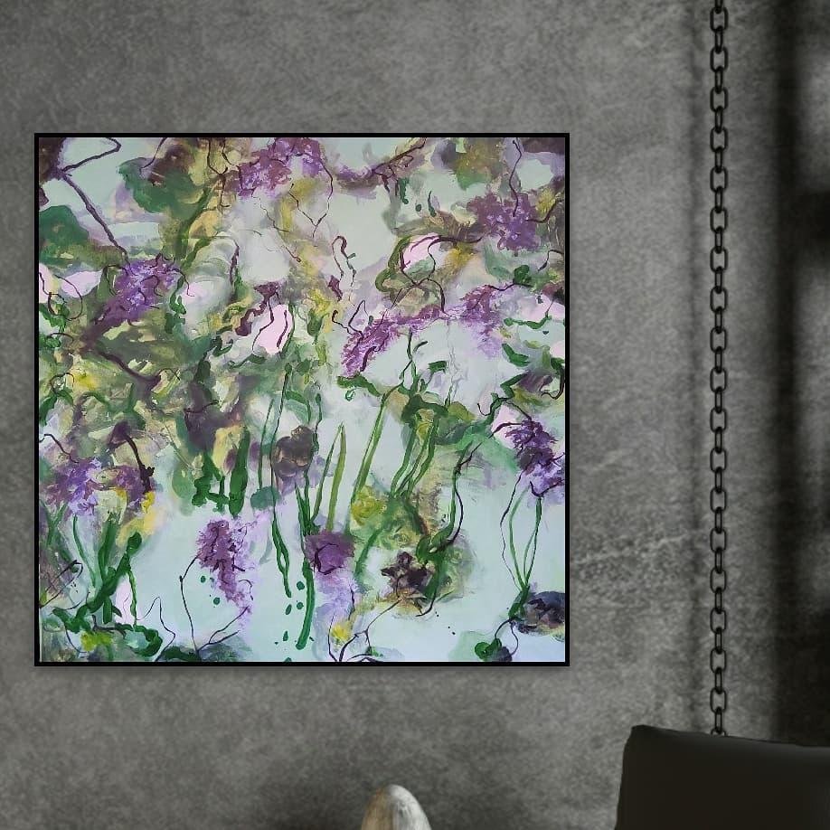 SOLD Lila by Wendy Grace | Wescover Paintings