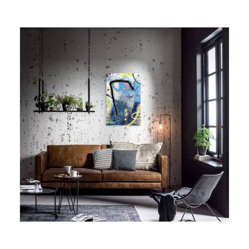 'HANGMAN' - Contemporary Modern Fine Abstract Art by Christina Twomey ...