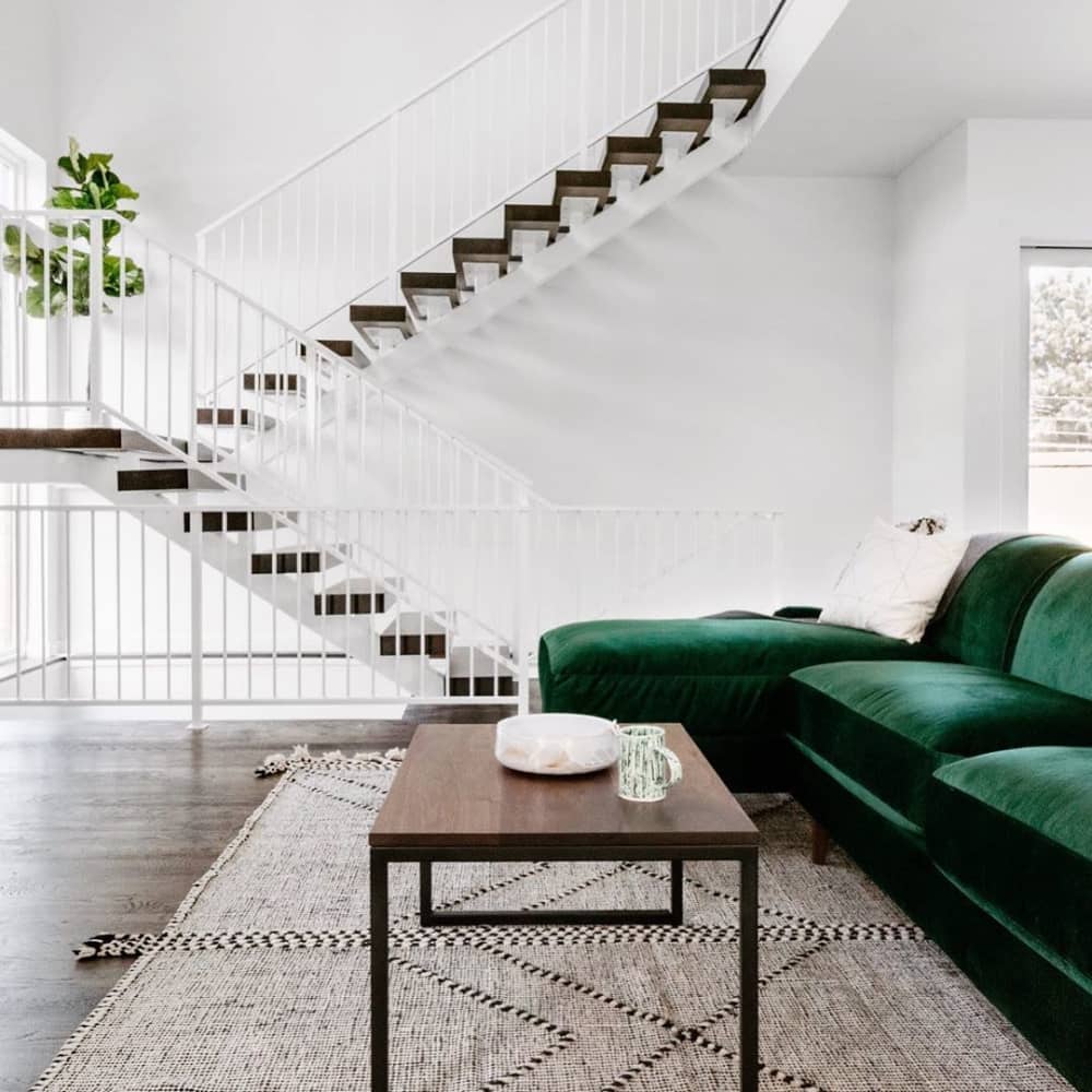 Walnut & steel coffee table by Dust & Spark | Wescover Tables