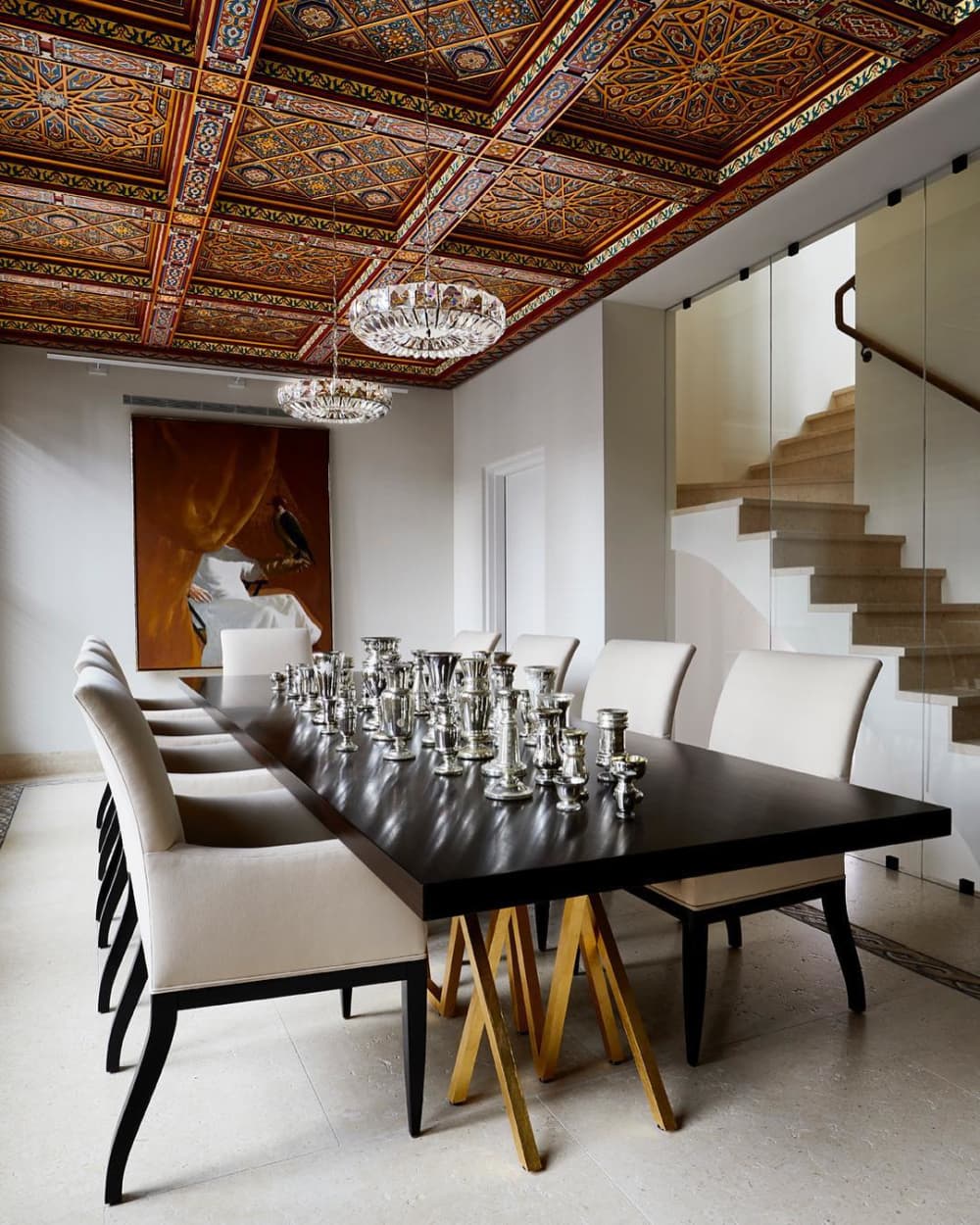 Golden Blaze Dining Table by Alex Drew & No One | Wescover Tables